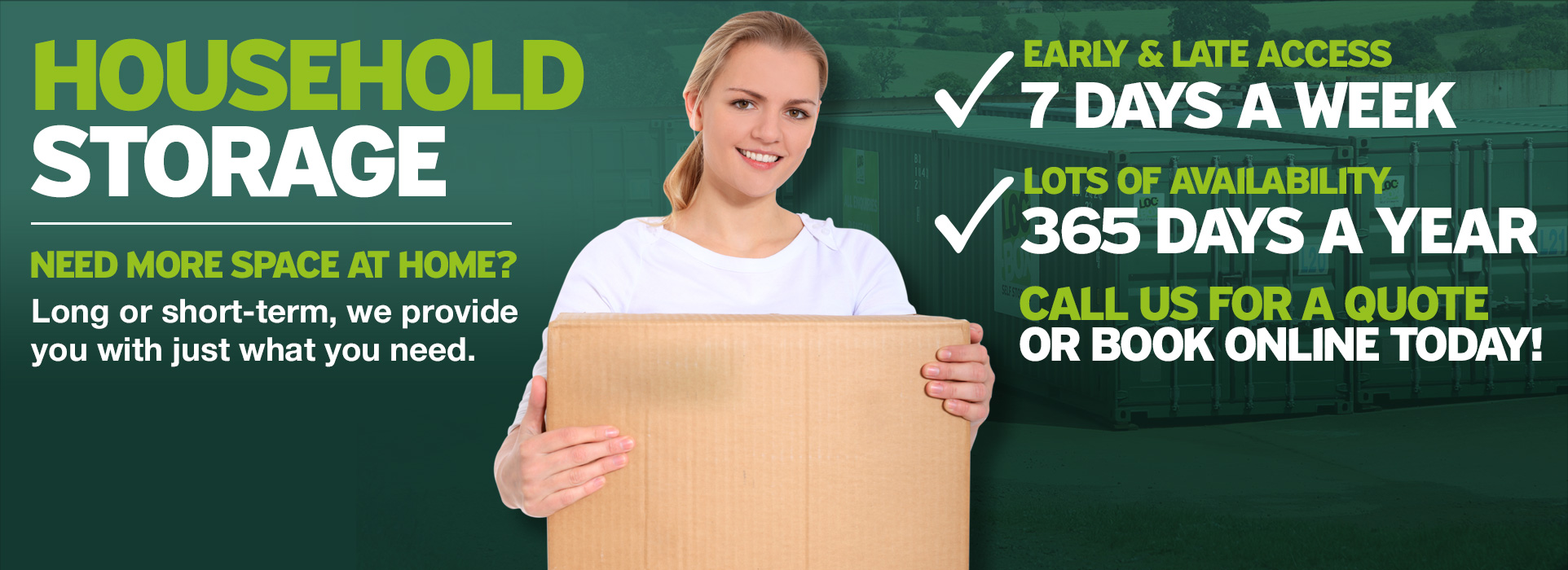 Loc-Box | Secure Self Storage Northampton, Corby, Kettering, Midlands