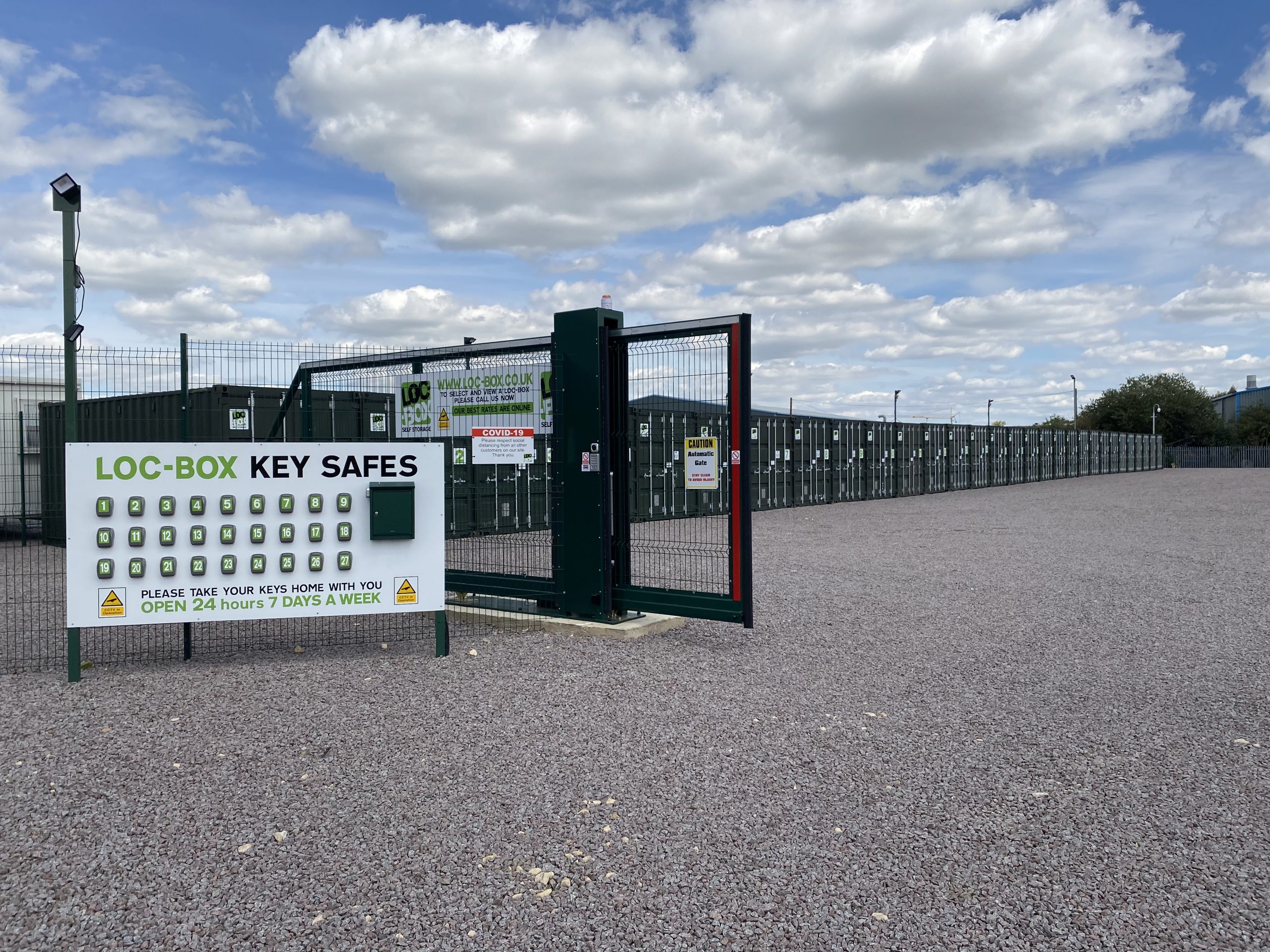 Gallery, see close up images of our storage units - Loc-Box