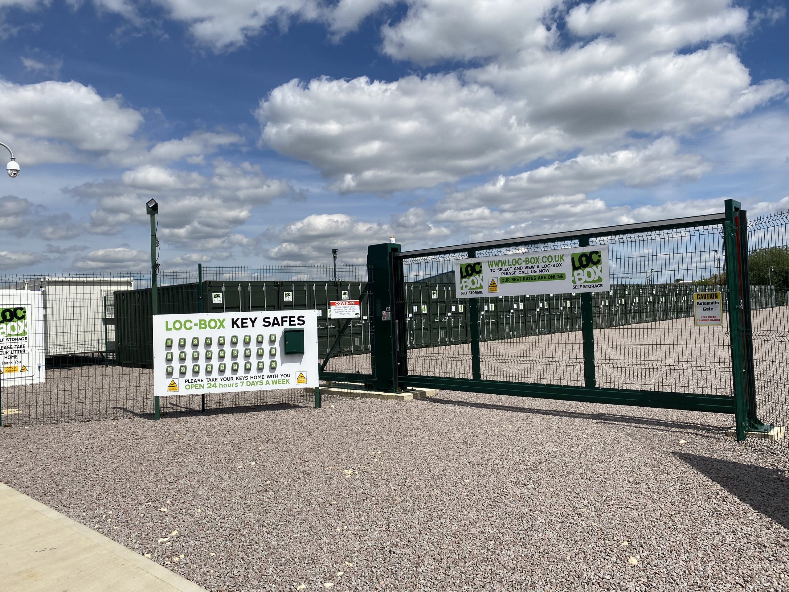 Gallery, see close up images of our storage units - Loc-Box